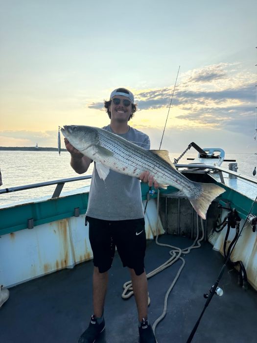 Mon July 31 – Full Moon Striped Bass | Viking Fleet Fishing Report